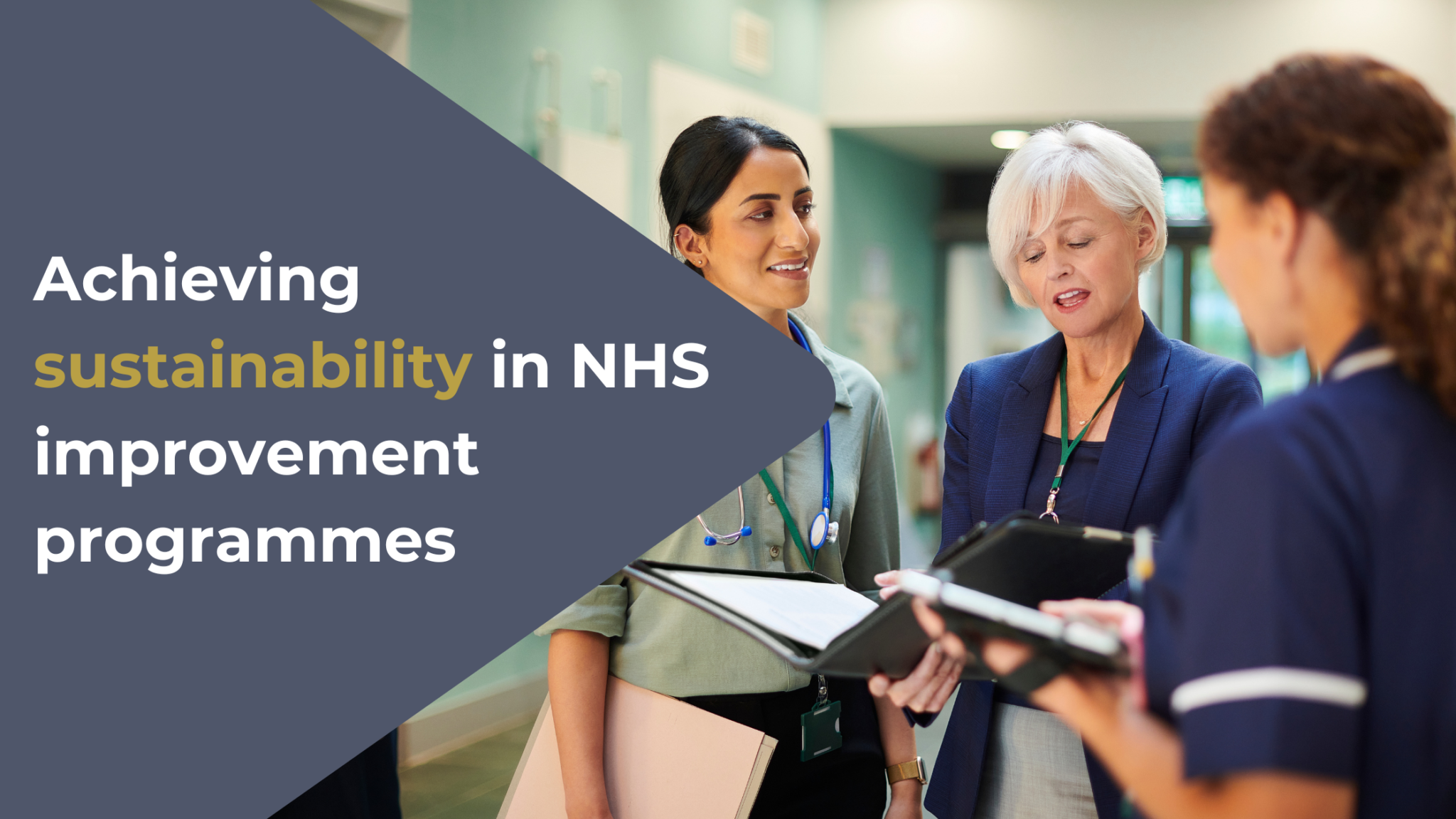 Achieving sustainability in NHS improvement programmes - PRISM IMPROVEMENT